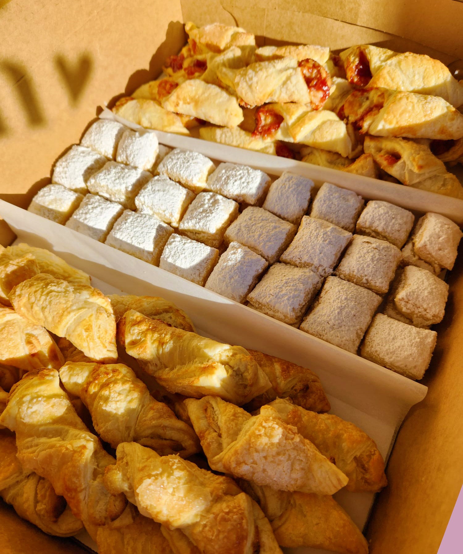 Puerto Rican Pastry MEGA BOX 24 mini quesitos, 24 mini guava ...